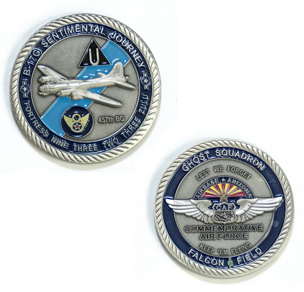 | Challenge Coins – B-17 and B-25